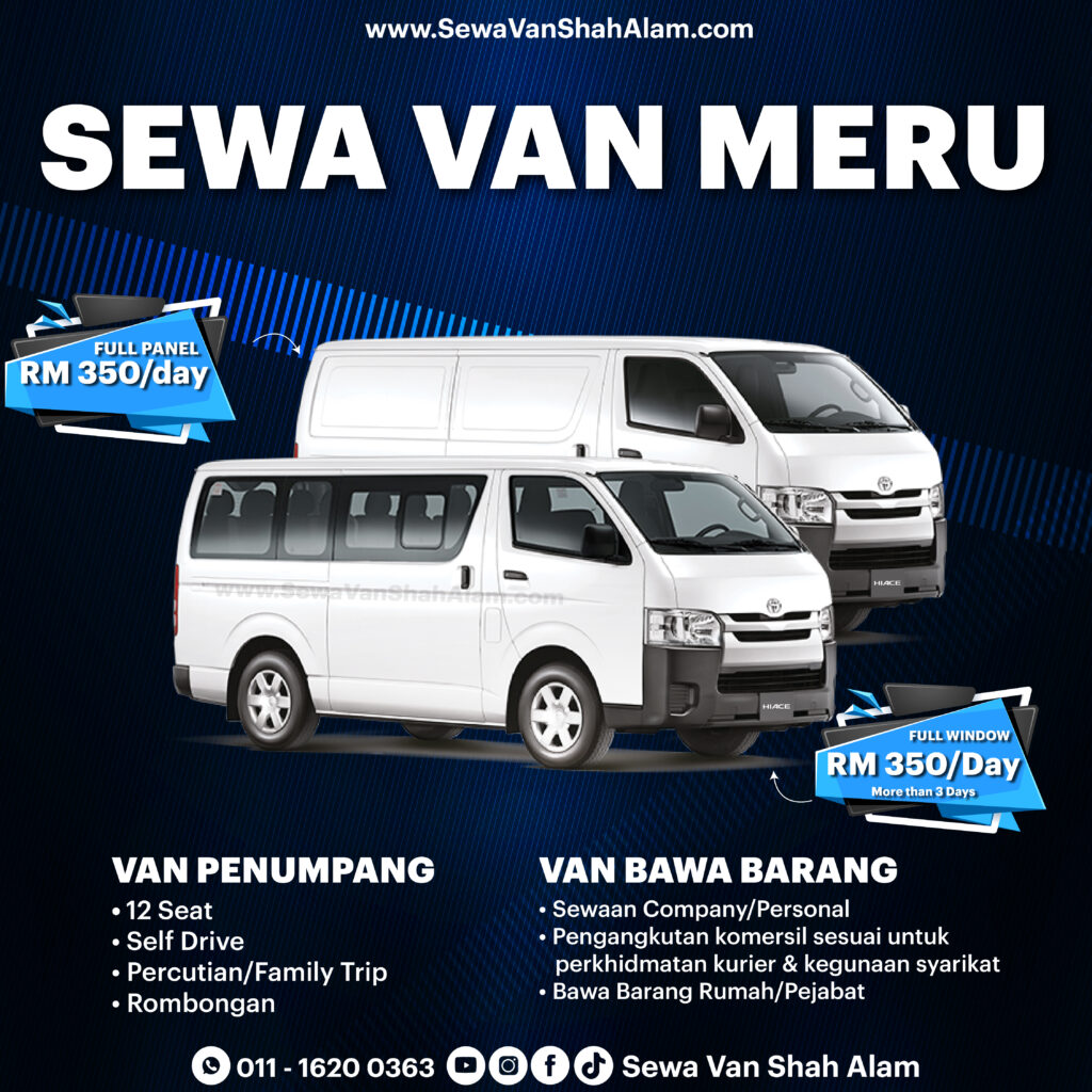 Sewa Van Toyota Hiace 12 Seater | Pindah Barang